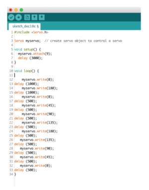 8. Control de servo de 0 a 180º. Tutorial Arduino – Tecnología ...